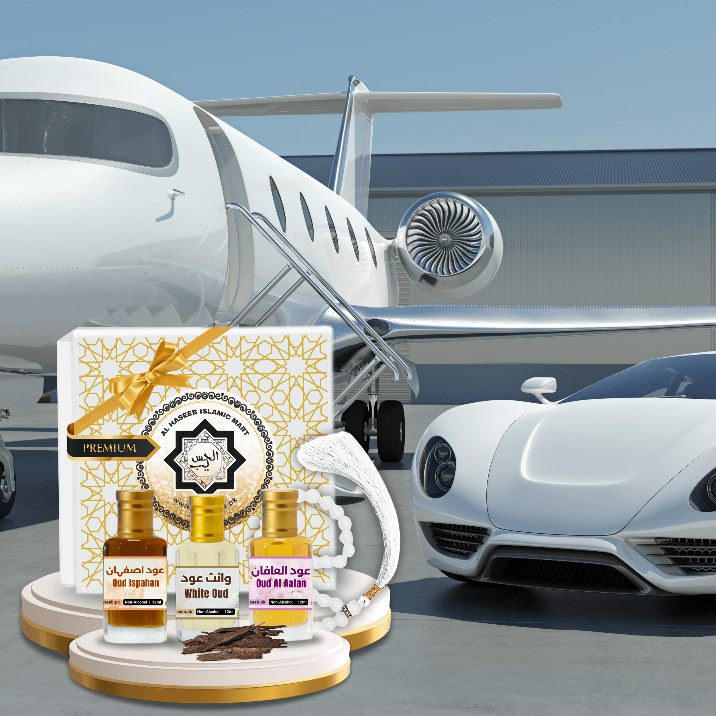 3 Premium Ouds (White Oud, Oud Isphahan & Oud Al Aafan) Limited Editio